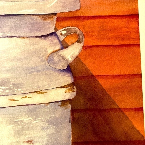 Art | Watercolor Print Memories Old Milk Can Art Painting By Judy Cook ...